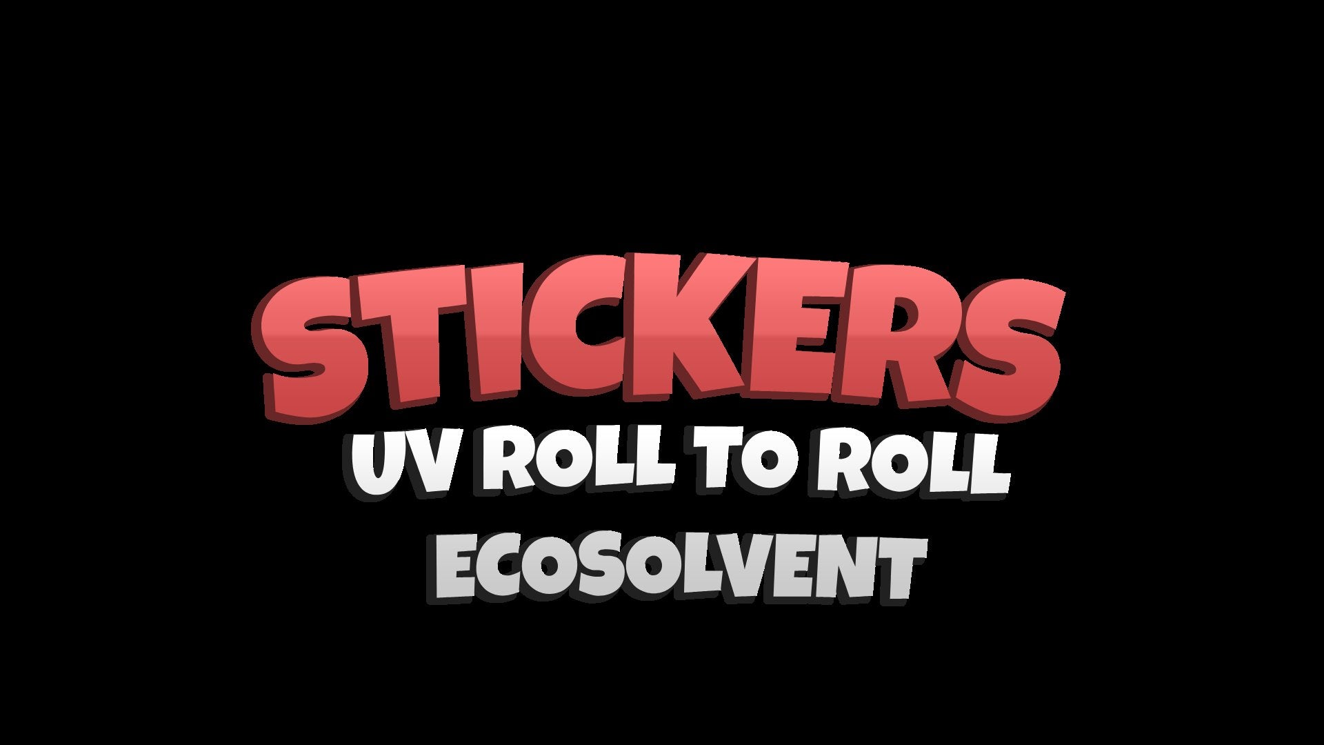 UVDTF, UV roll to roll, and Eco-solvent Stickers – Unreal Custom ...